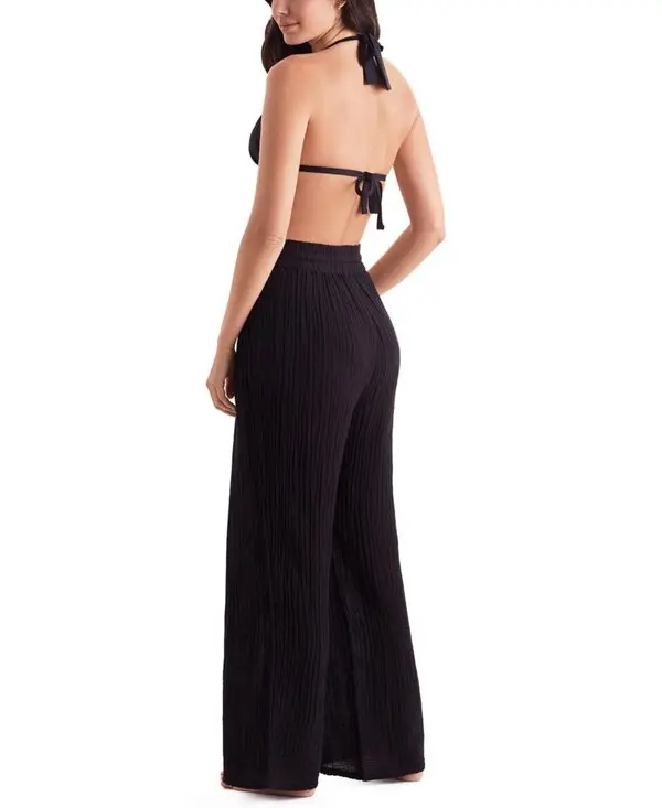 MIMI FLAMINGO Bliss Gauze Vista Pant - Black