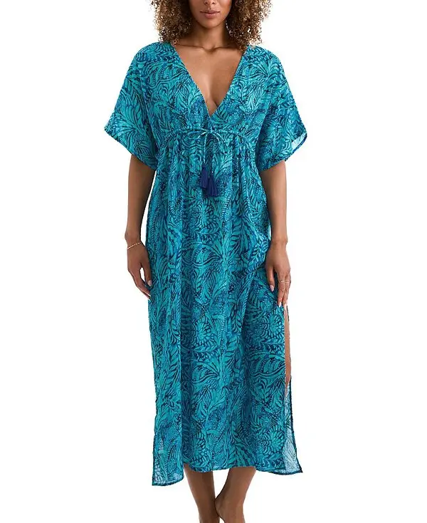 MIMI FLAMINGO Dylan Midi Caftan - Flora