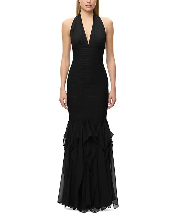 Herve Leger The Louisa Gown - Black