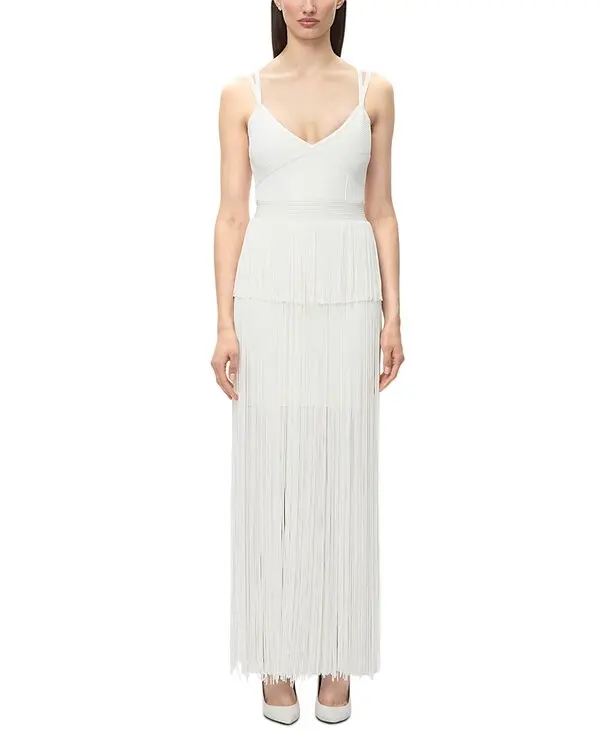 Herve Leger The Holly Gown - Alabaster