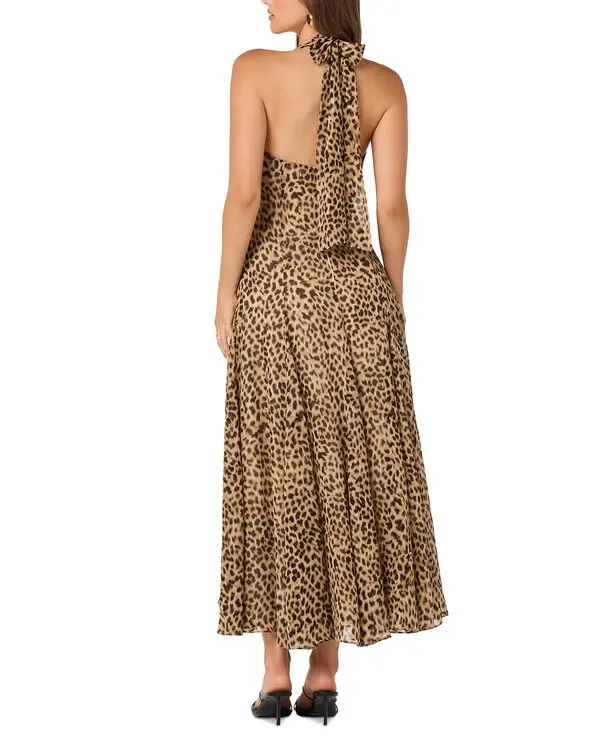 Astr The Label Myra Halter Maxi Dress