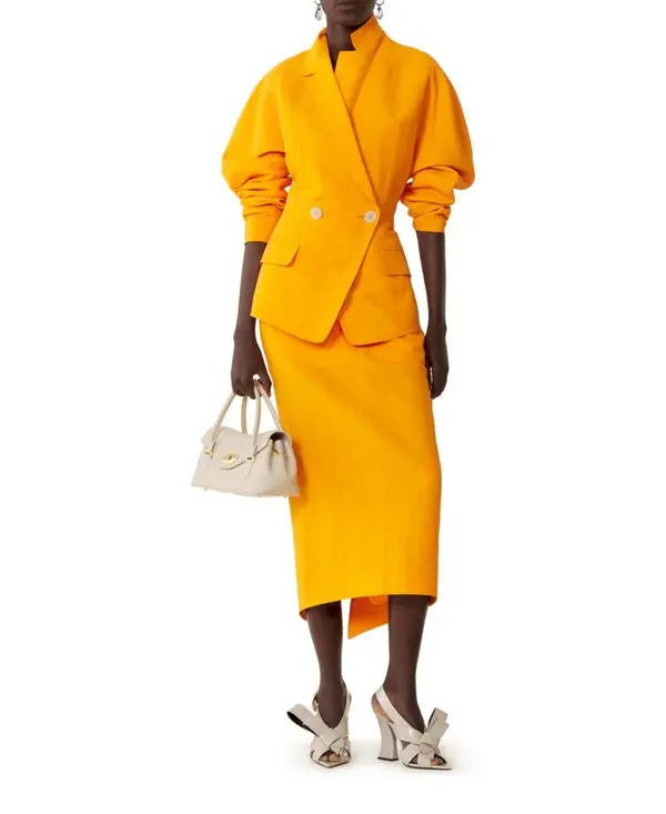 LANVIN Paper And Viscose Open-back Jacket