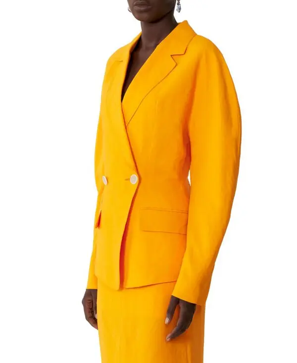 LANVIN Paper And Viscose Open-back Jacket