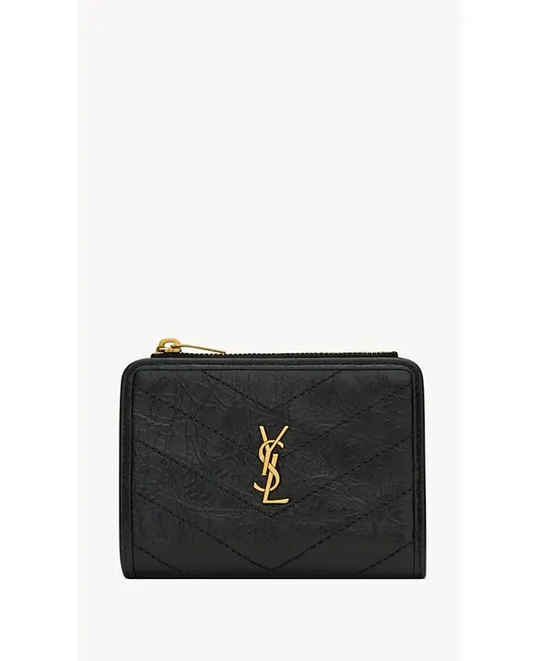Saint Laurent Niki Bi-fold Wallet - Black