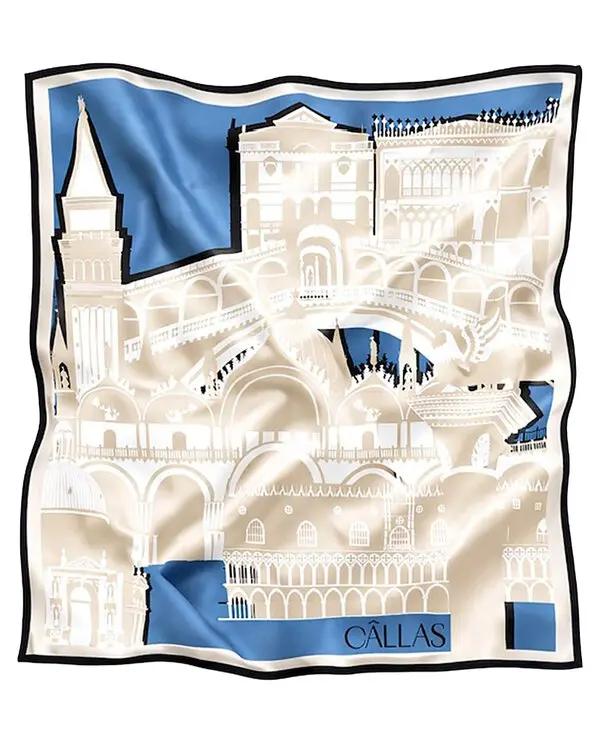 CALLAS MILANO Large Scarf Printed Doubleface Scarf
