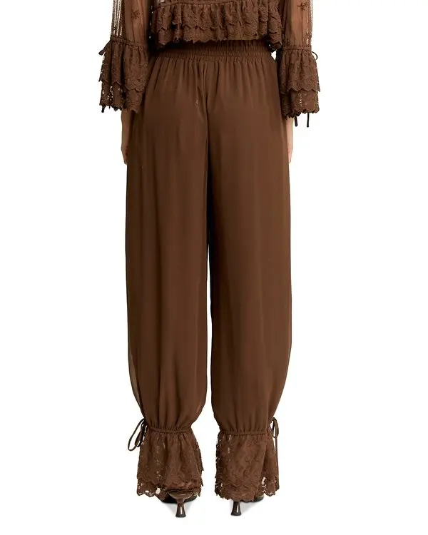 ELEVATOR DISCO Eleanor Tie Hem Bubble Pants