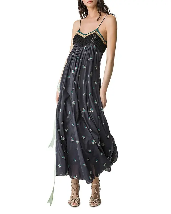 FORTE_FORTE Voile Bustier Dress
