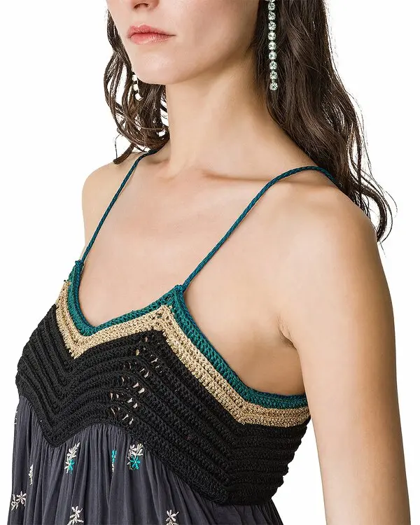 FORTE_FORTE Voile Bustier Dress