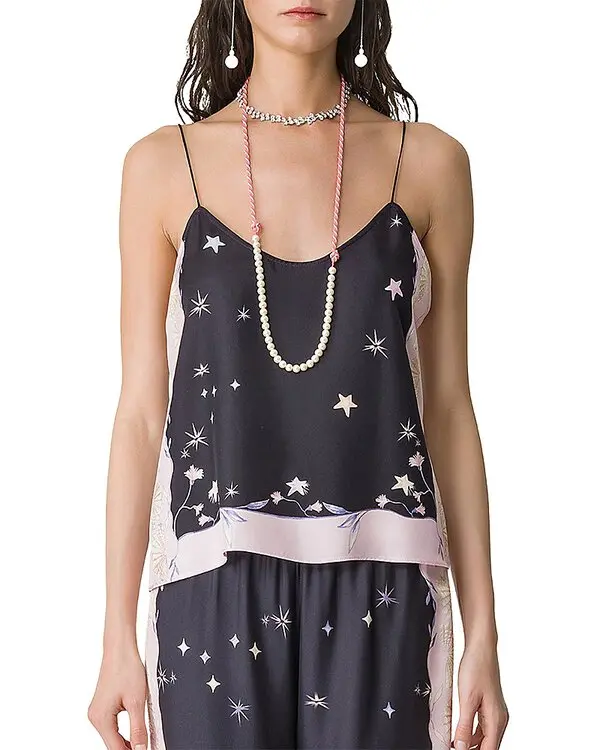 FORTE_FORTE Deliverance Silk Top - Midnight
