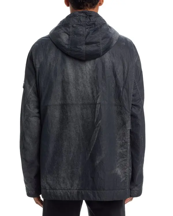Stone Island Capospalla Hand Sprayed Hooded Parka Jacket