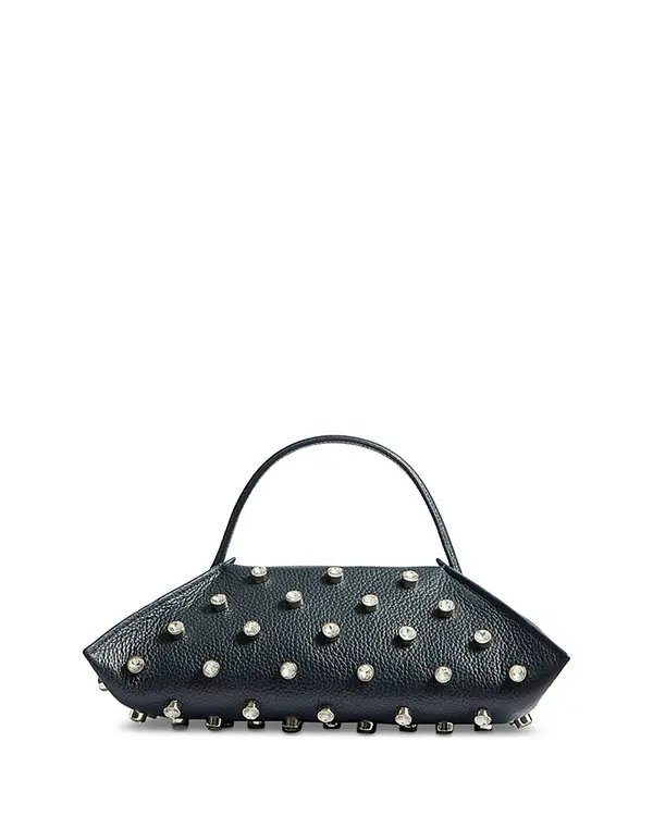 Altuzarra Origami Crystal Baguette Bag - Black/crystal