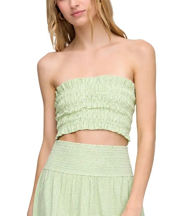 Hill House Home The June Nap Top - Lime Gingham