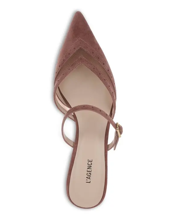 L'Agence Shelbie Pumps - Hazel Suede