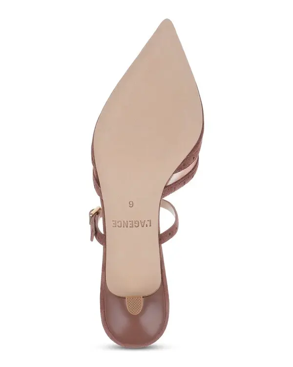 L'Agence Shelbie Pumps - Hazel Suede