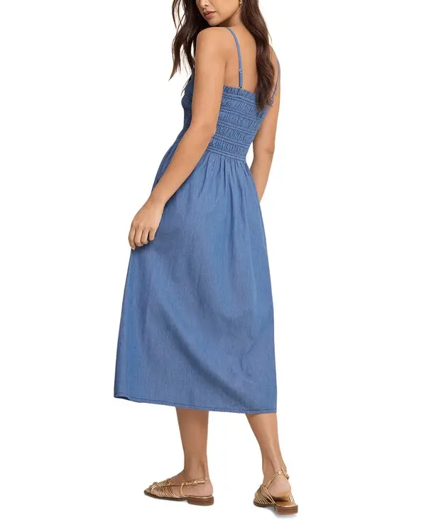 NOBODY'S CHILD Faith Denim Midi Dress