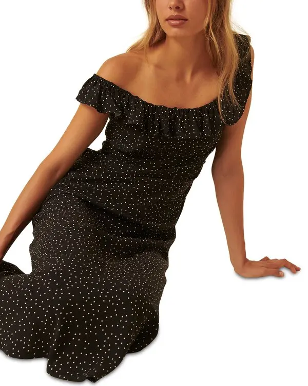 NOBODY'S CHILD Libby Midi Dress