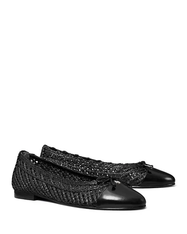 Tory Burch Cap Toe Ballet Flats