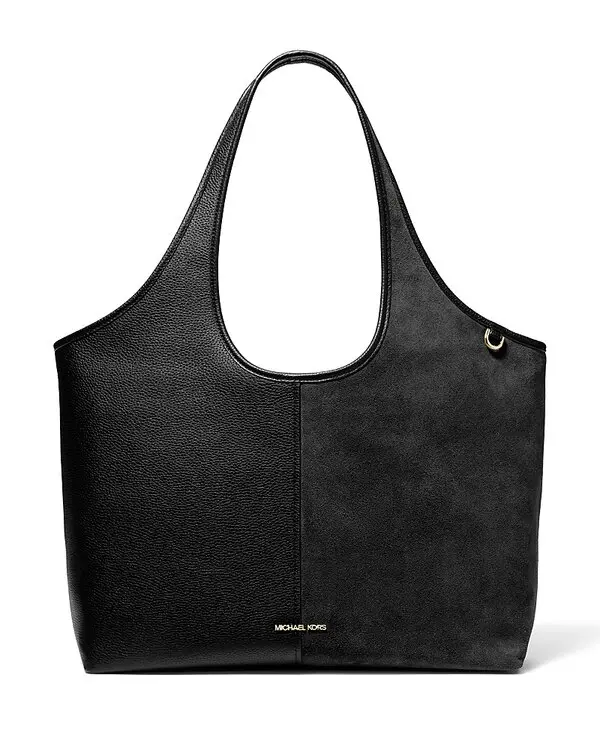Michael Kors Henly Large Leather Shopper Tote - Black