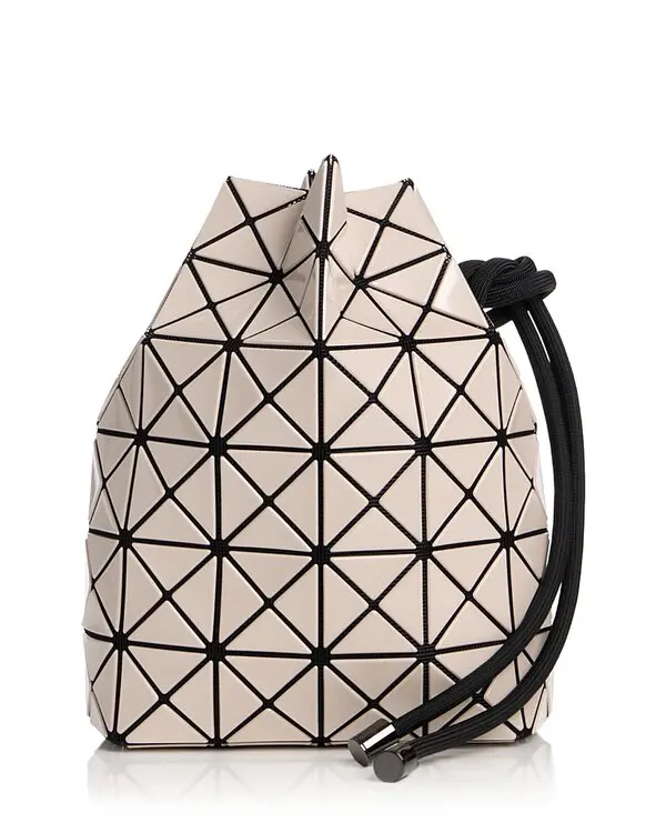 Issey Miyake Wring Drawstring Shoulder Bag - Beige