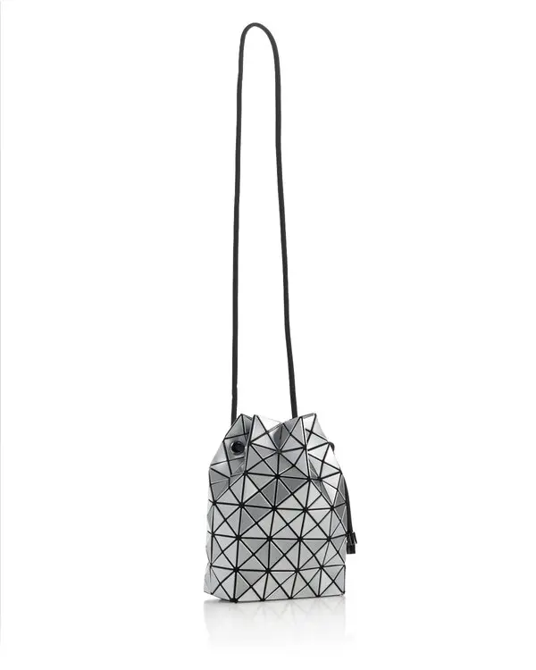 Issey Miyake Wring Drawstring Shoulder Bag - Silver