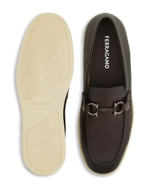 FERRAGAMO Cosimo Casual Leather Loafers
