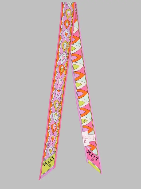 Emilio Pucci Bandeau In Twill Di Seta