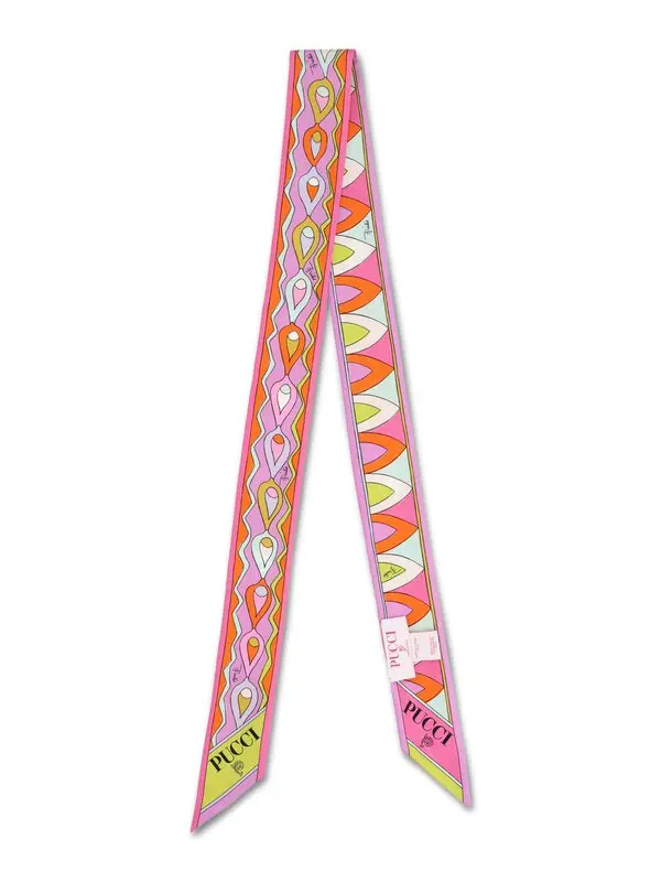 Emilio Pucci Bandeau In Twill Di Seta