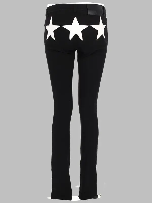 Givenchy Jeans "stars" In Denim Di Cotone