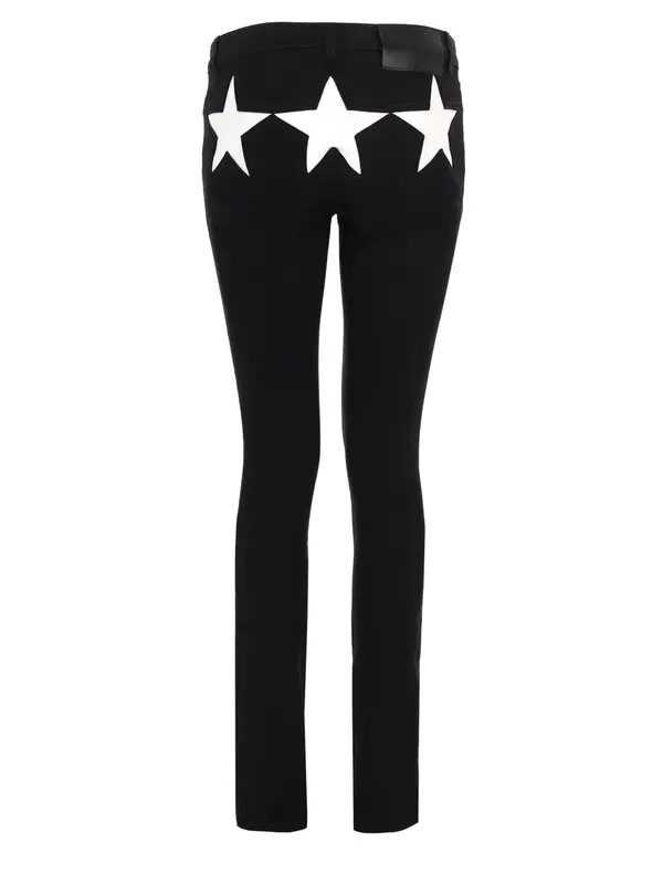 Givenchy Jeans "stars" In Denim Di Cotone