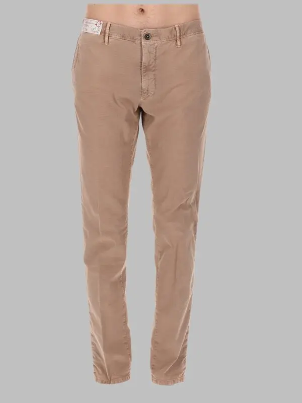 Incotex Patch Logo Tailored Pants