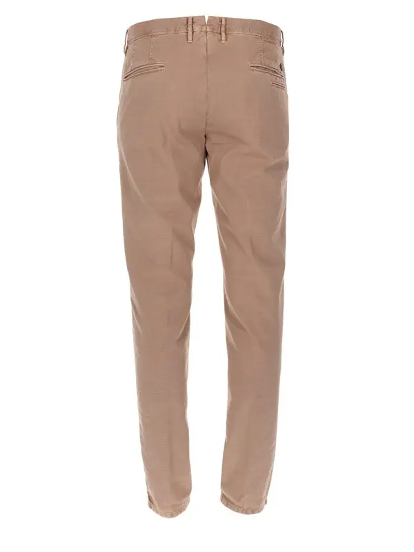 Incotex Patch Logo Tailored Pants