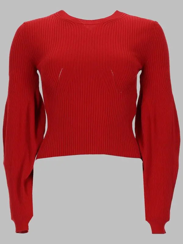 Stella McCartney Ribbed Viscose Knit Top