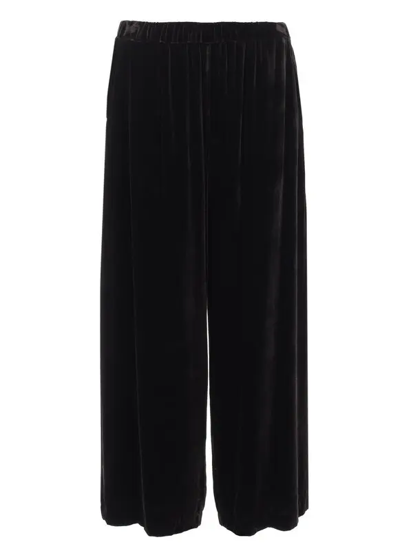 P.a.r.o.s.h Viscose Silk Blend Pants - Brown