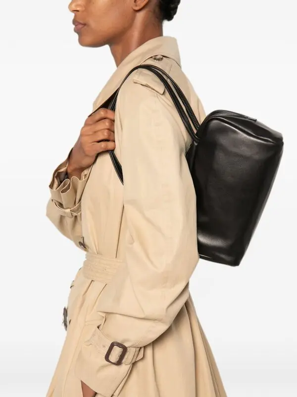THE ROW Astra Leather Bowling Bag