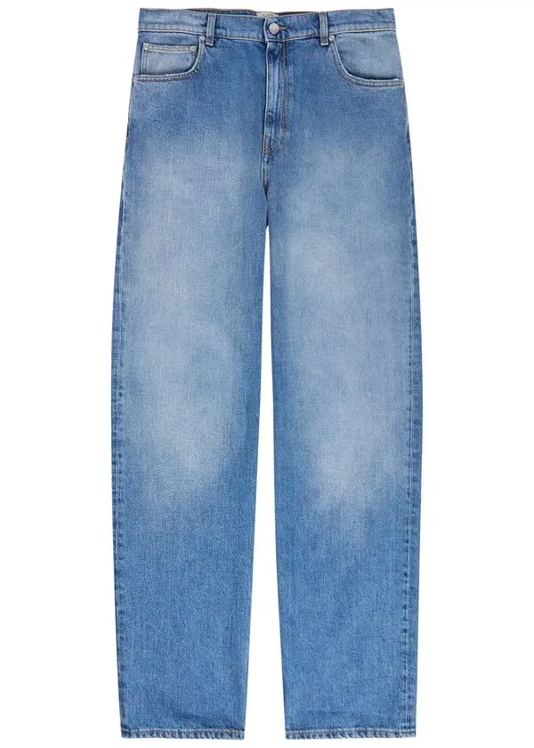 Calvin Klein Straight-leg Denim Jeans - Light Blue