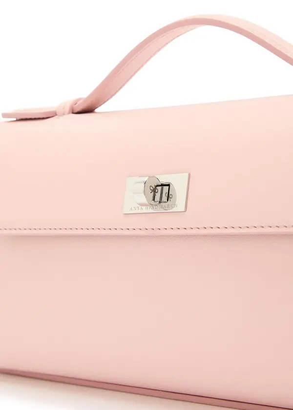 ANYA HINDMARCH Mortimer Leather Clutch - Pink