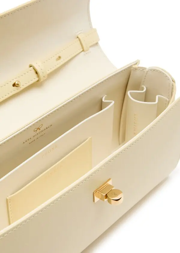 ANYA HINDMARCH Mortimer Leather Clutch - Yellow Light