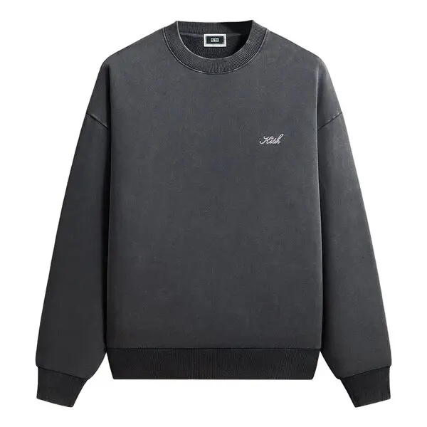 Kith Garment Dyed Nelson Crewneck - Asteroid