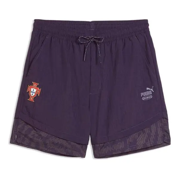 PUMA X Portugal X Salehe Bembury King Relaxed Shorts - Deep Plum