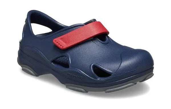 CROCS All Terrain Fisherman Clogs 'navy Red