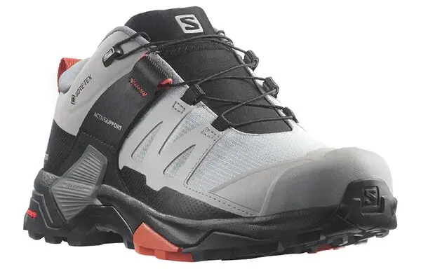 SALOMON X Ultra 4 Wide Gore-tex Athletic Shoes - Gray/black