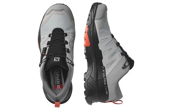 SALOMON X Ultra 4 Wide Gore-tex Athletic Shoes - Gray/black