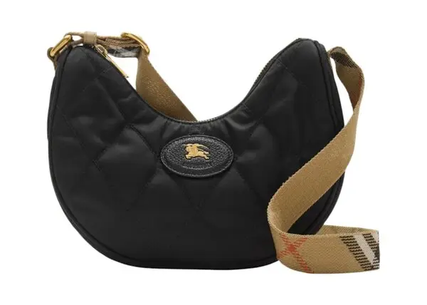 Burberry Horseshoe Crossbody Bag - Black