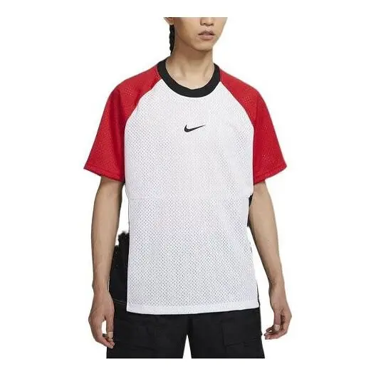 Nike Colorblock Contrast Stitching Short Sleeve T-shirt - Default Color