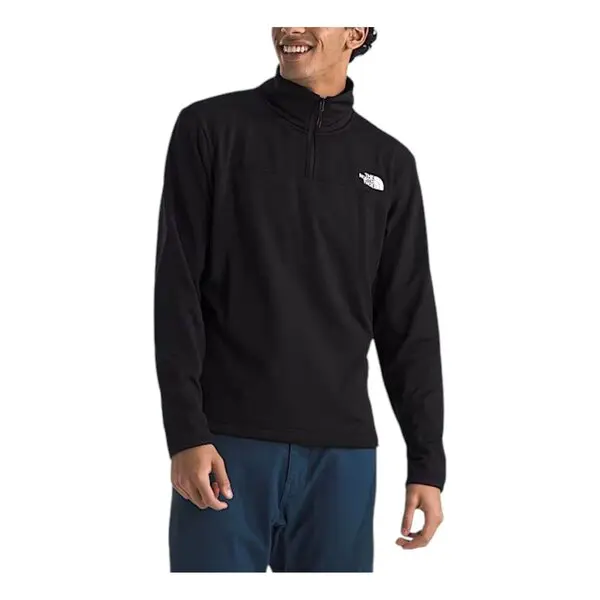 The North Face Cedar Trail Grid Fleece ¼-zip Jacket - Black