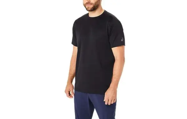 Asics Actibreeze Panel Jacquard Short Sleeved Top