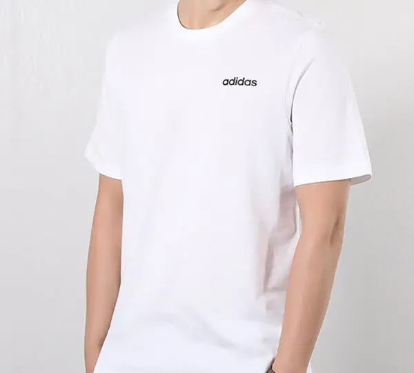 Adidas E Pln Tee Round Neck Casual Sports Short Sleeve