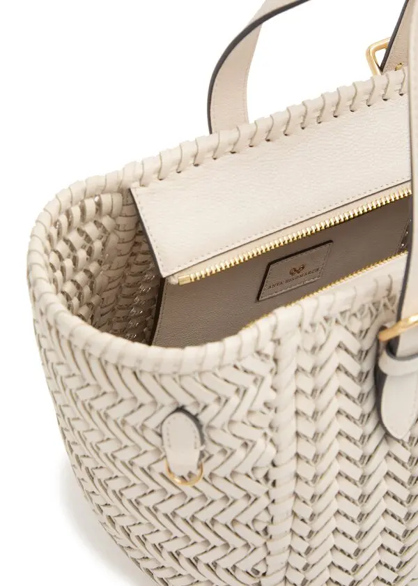 ANYA HINDMARCH Neeson Small Woven Leather Tote