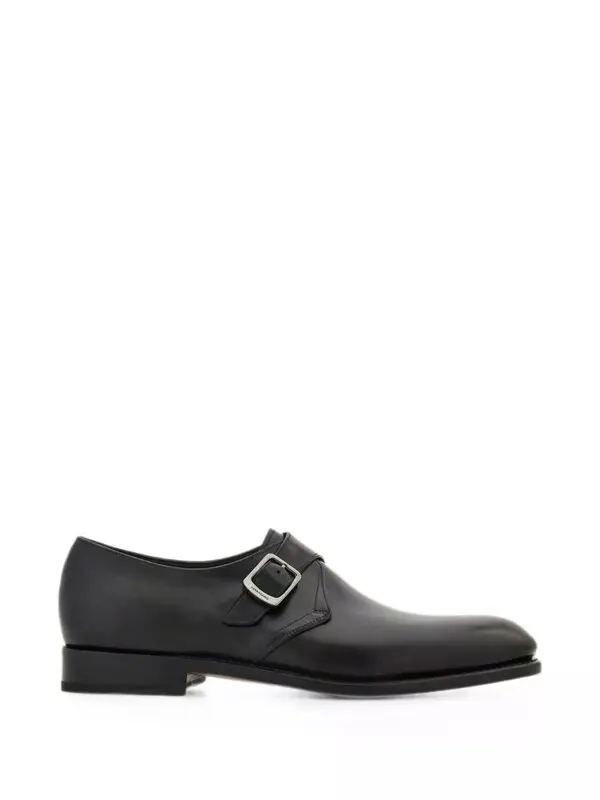 FERRAGAMO Tramezza Single Monk Strap Shoes