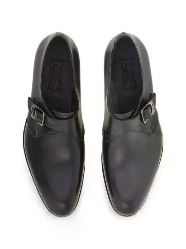FERRAGAMO Tramezza Single Monk Strap Shoes
